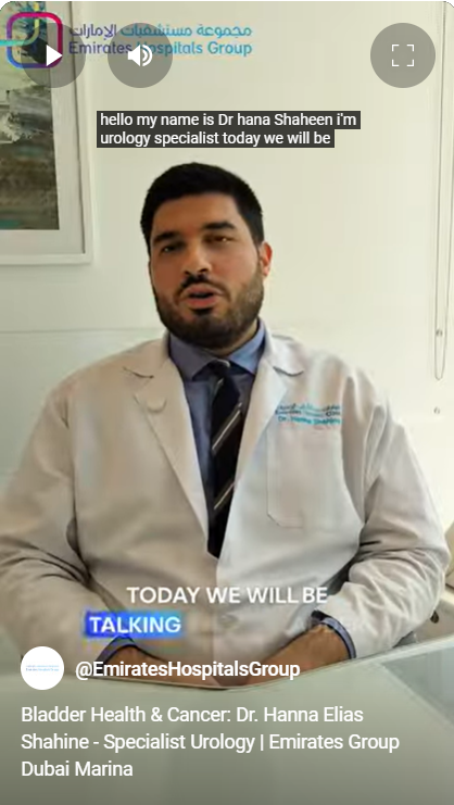 Bladder Health & Cancer: Dr. Hanna Elias -Specialist Urology