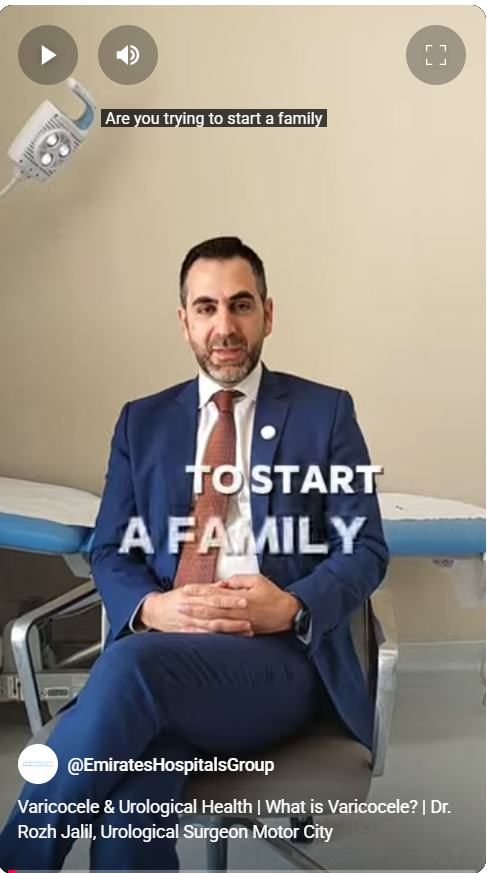 Male Fertility & Varicocele: Urologist Dr. Rozh Jalil Motorcity